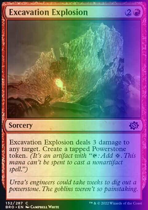 MTG Magic the Gathering Excavation Explosion (132/399) The Brothers' War LP FOIL | eBay