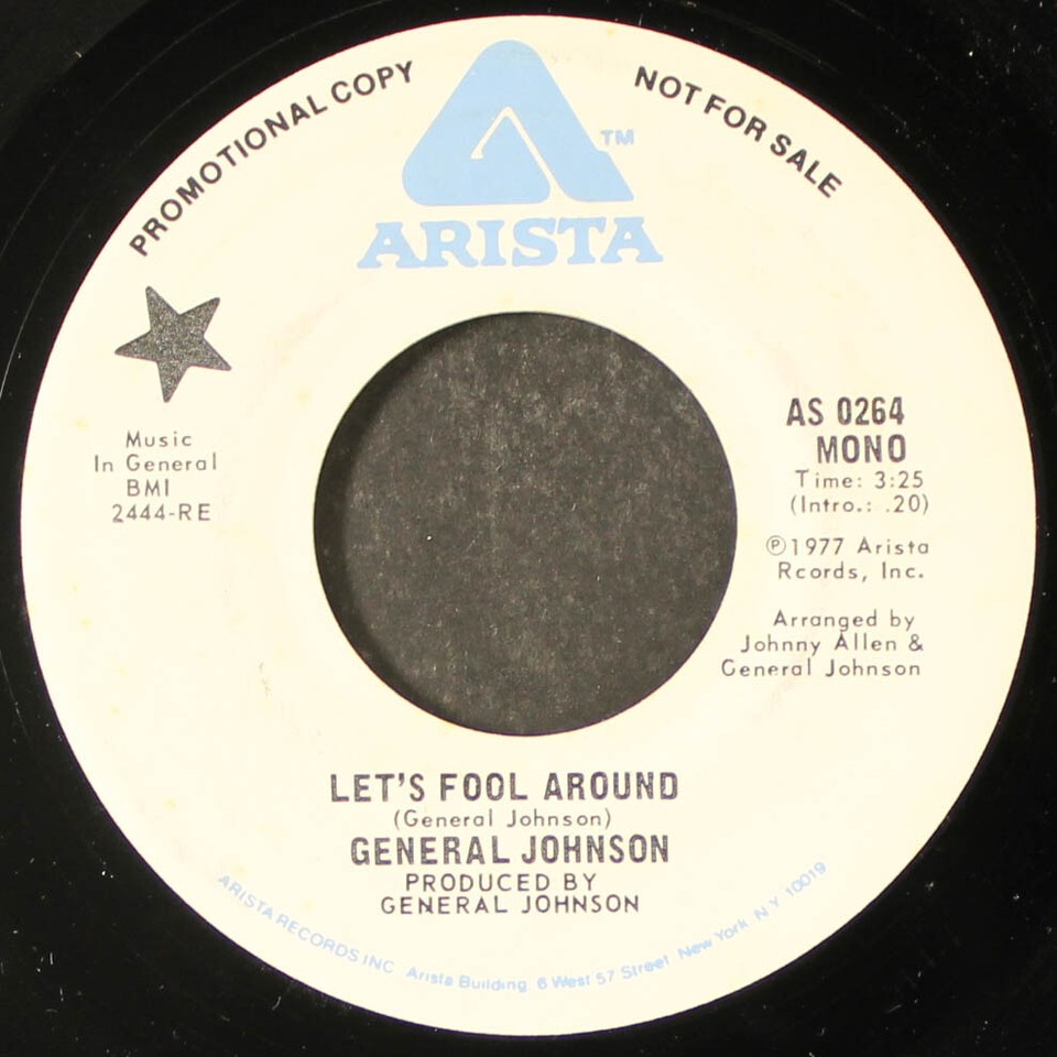 GENERAL JOHNSON: let's fool around ARISTA 7" Single 45 RPM | eBay
