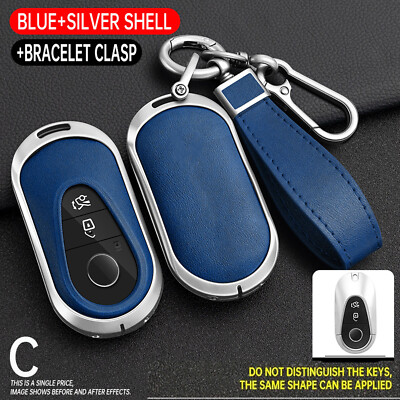 Metal Key Cover Case Car For Mercedes Benz C E S C260 S450 S500 S400 ...
