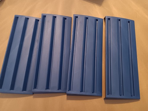 Rummikub Tile Holder Tray Set of 4 Game Replacement Playing Racks Blue ...