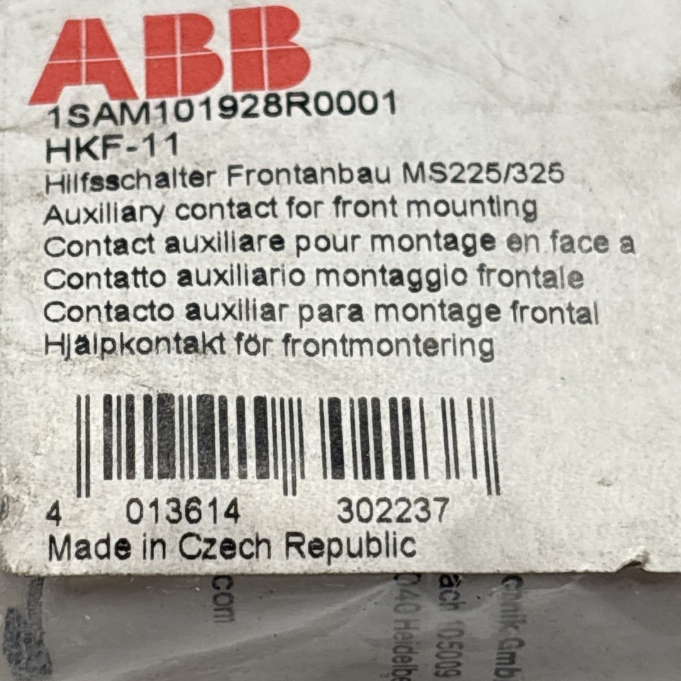 ABB HKF-11 Auxiliary Contact 1SAM101928R0001 NEW | eBay