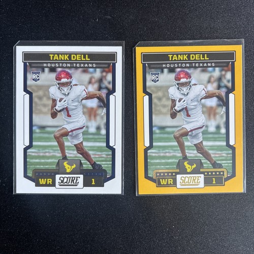Tank Dell 2 Card NFL Football Trading Card Lot Rookie RC Houston Texans ...