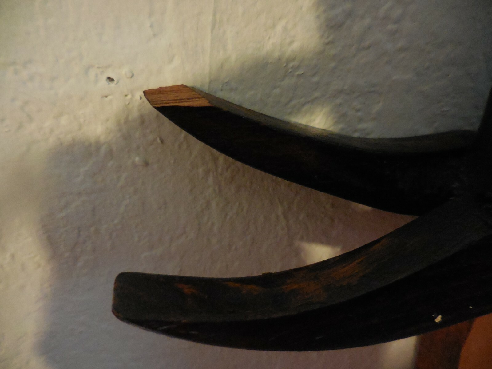 Hand Made and Carved Wooden Large Sword 55.5" Long. Singed by Maker ...