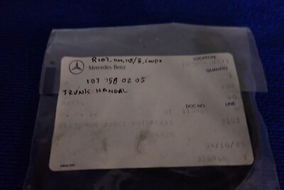 Mercedes w114 W115 TRUNK HANDEL SEAL | eBay