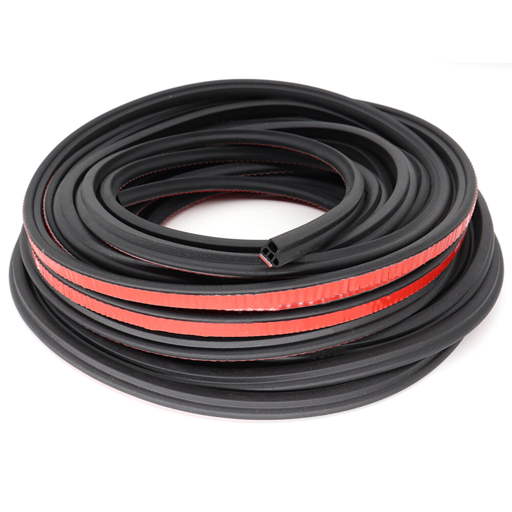Universal 52Ft L Shape Rubber Car Door Seal Strip Hollow Edge Guard ...