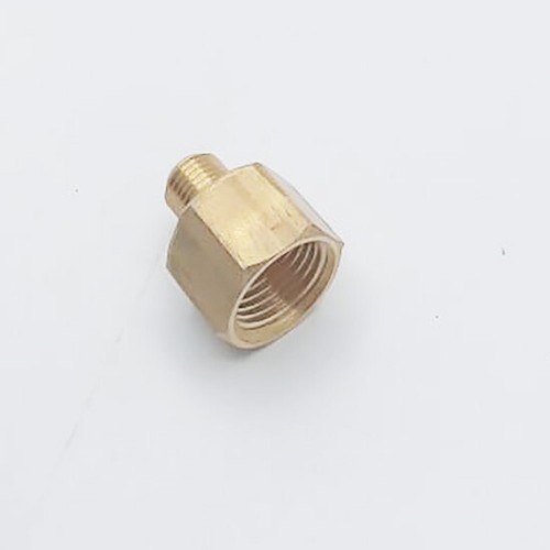 M10x1 Male to 5/8" UNF Female Reducer Oil Pressure Gauge Adapter Brass ...