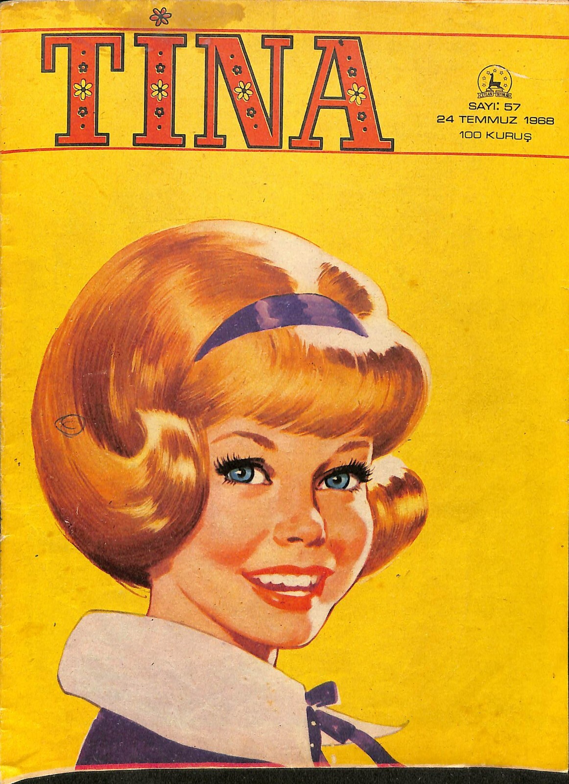 1968 TINA Tina Comic Book #57 - Barbie the Model Girl, Jane Bond, Sylva ...