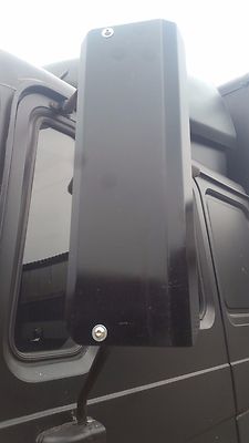 51 HGV DAF XF CF range 2000 to 2006 pair BLACK mirror covers guards ...