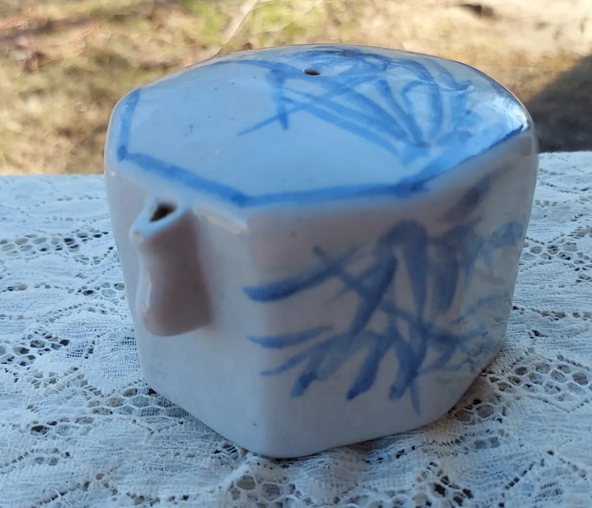 Antique Asian Water Dropper Possibly Korean FREE US SHIPPING Octagonal ...