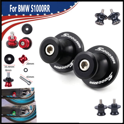 For BMW S1000RR M8 Accessories Swingarm Spools Slider Stand Screws 2009 ...