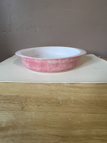 Vintage PYREX #221 Flamingo Pink 8” Casserole/Cake Dish | eBay