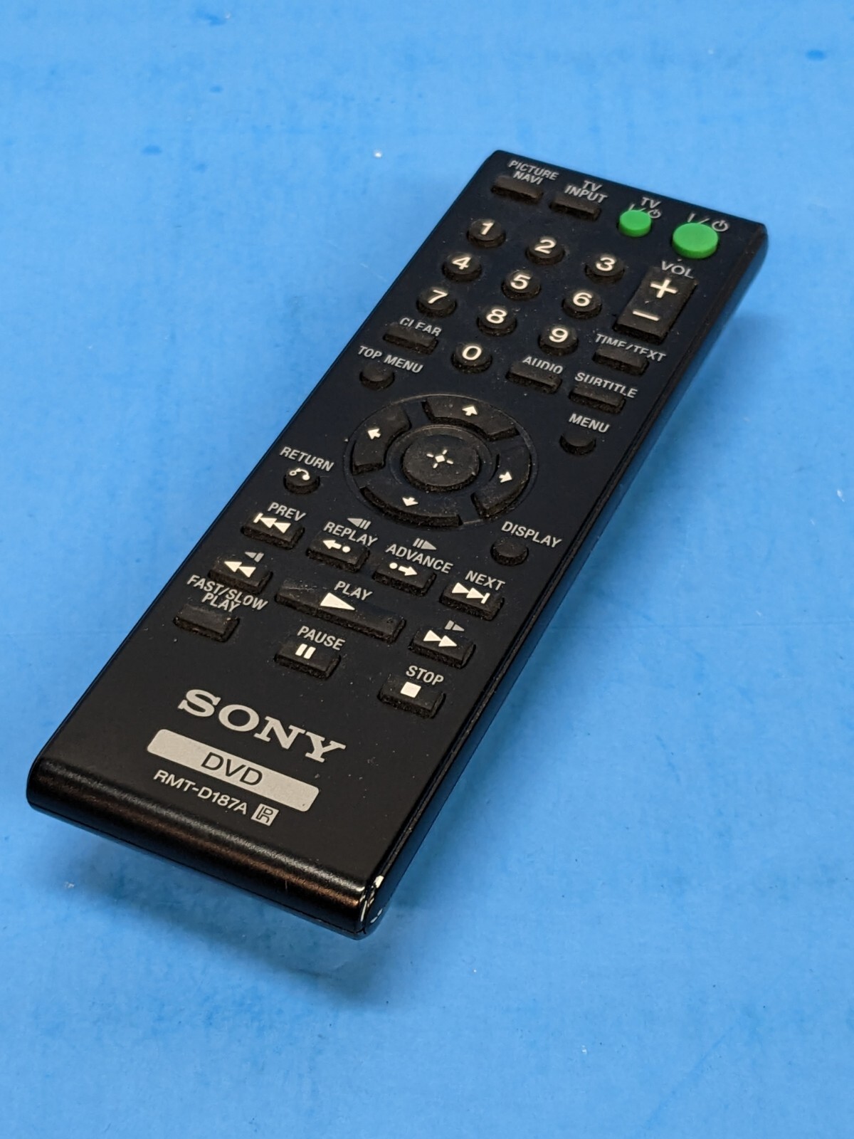 Sony DVD Player Remote Control RMT-D187A -Black. (C7) | eBay