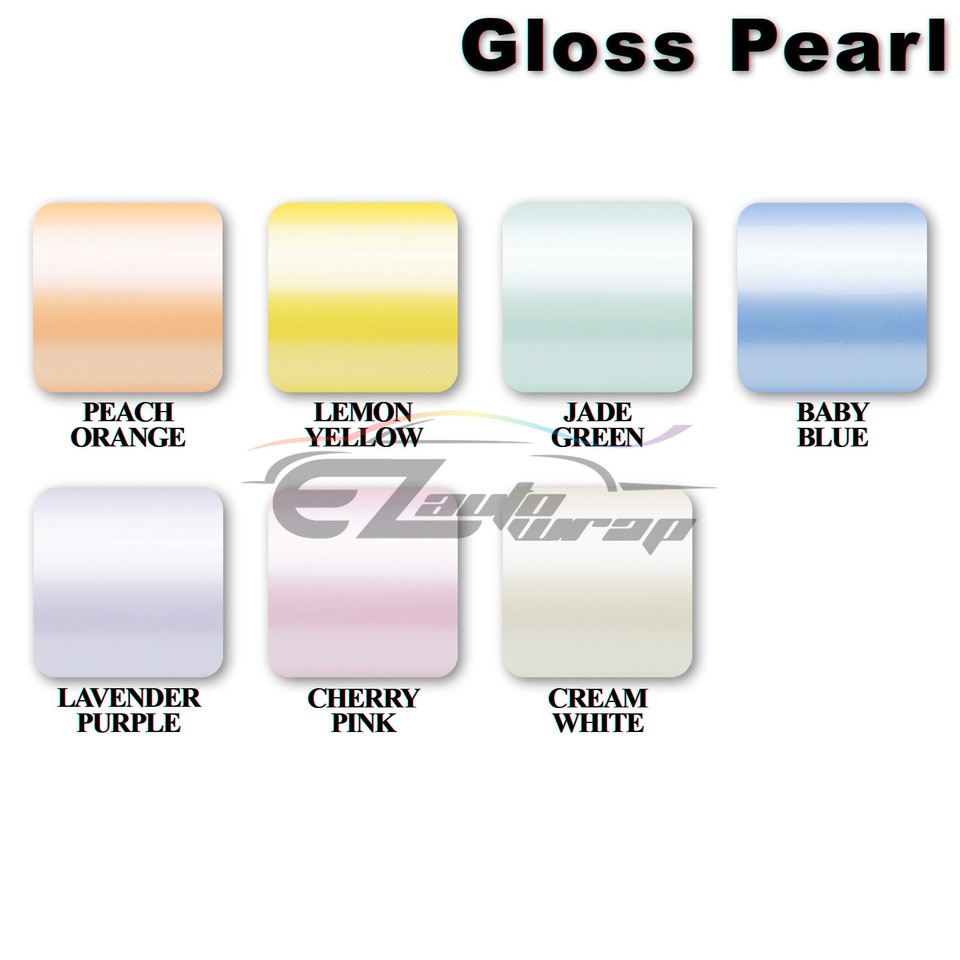 Premium High Gloss Pearl Glossy Sticker Decal Vinyl Wrap Air Release ...
