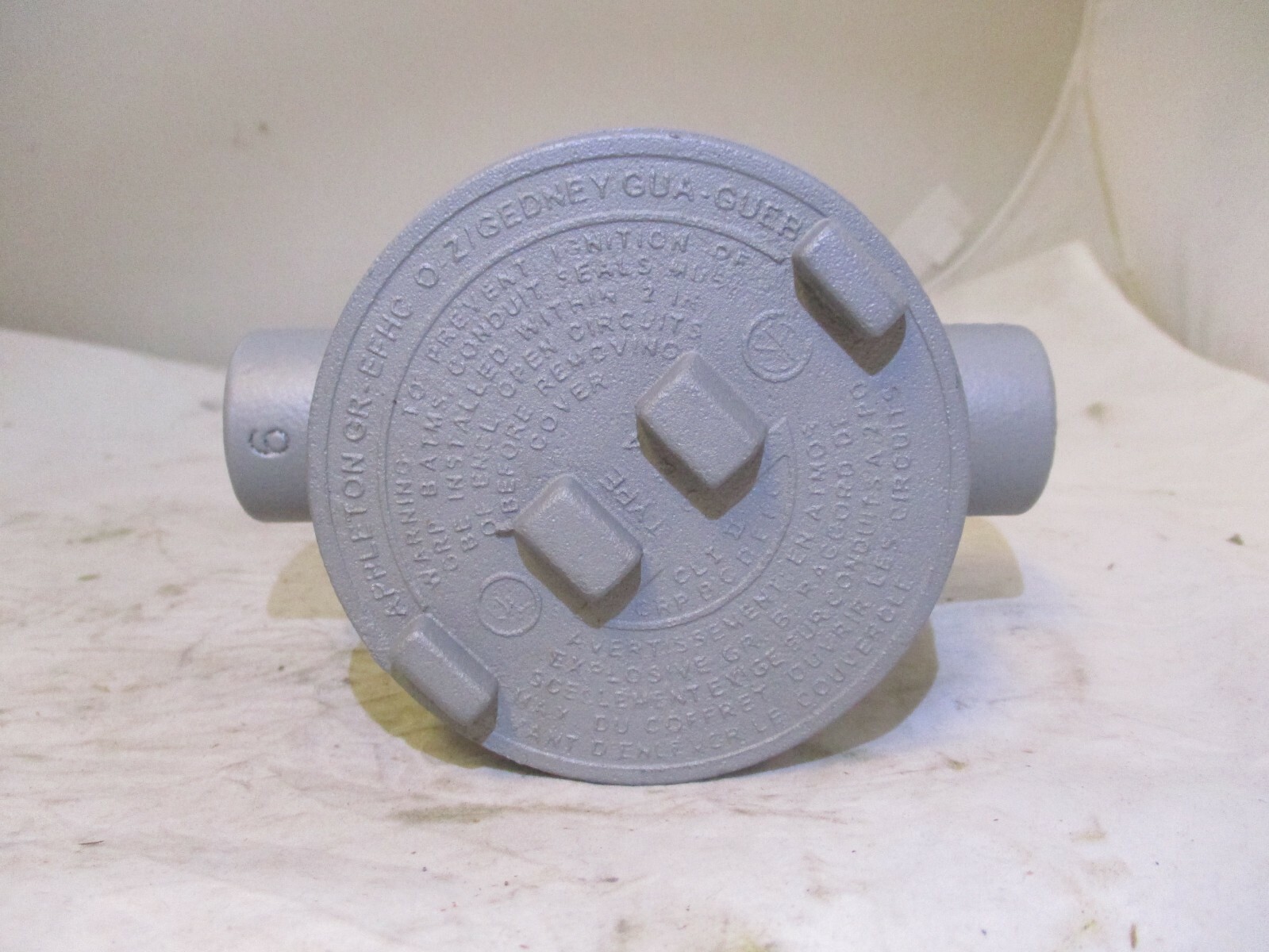 OZ/GEDNEY GUAC-75 3/4" EXPLOSION PROOF TYPE GUA OUTLET BOX APPLETON ...