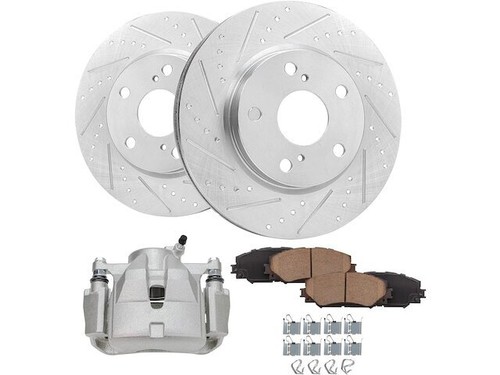 For 2008-2015 Scion xB Brake Pad Rotor and Caliper Set Detroit Axle ...