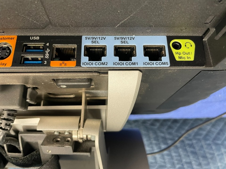 Micros POS Touchscreen Display with Stand, Adapter, & LCD Rear Display ...