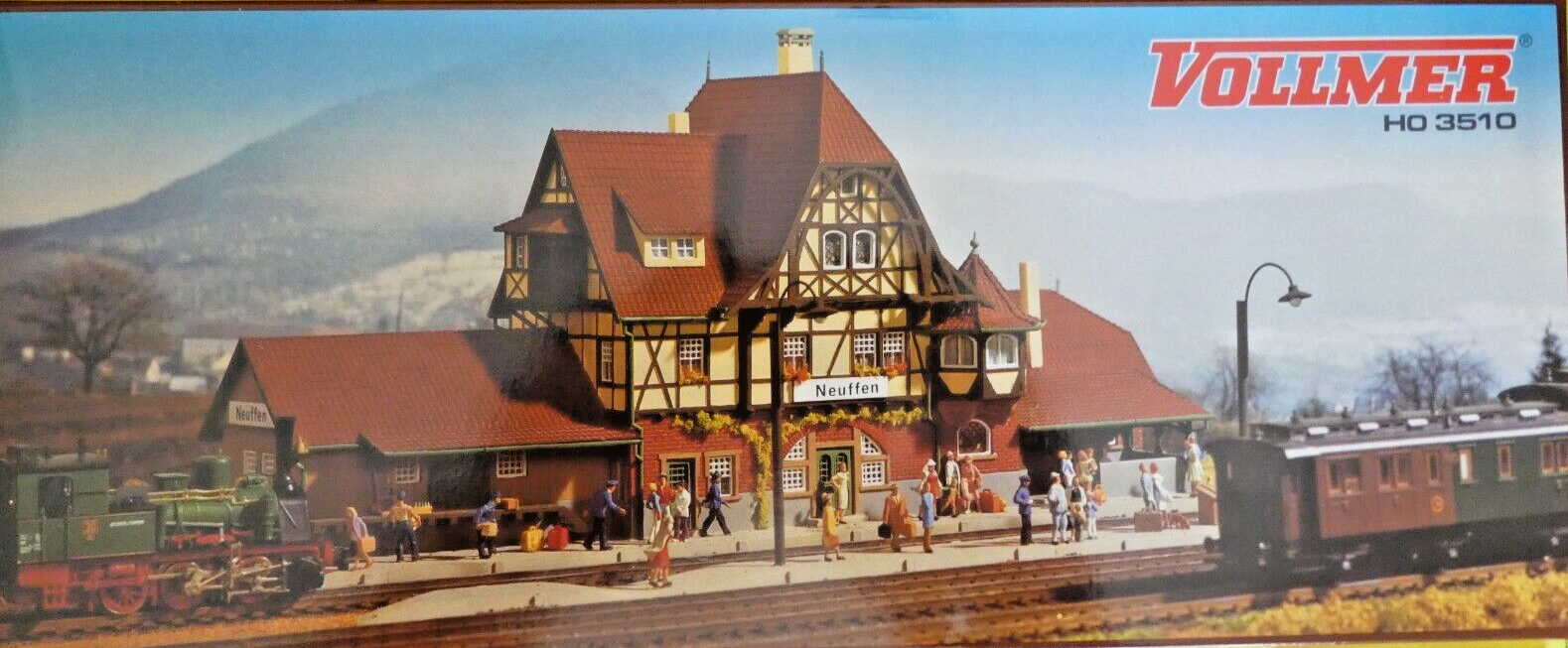 Vollmer 3510 H0 Building Kit Station Neuffen with Instructions New in ...