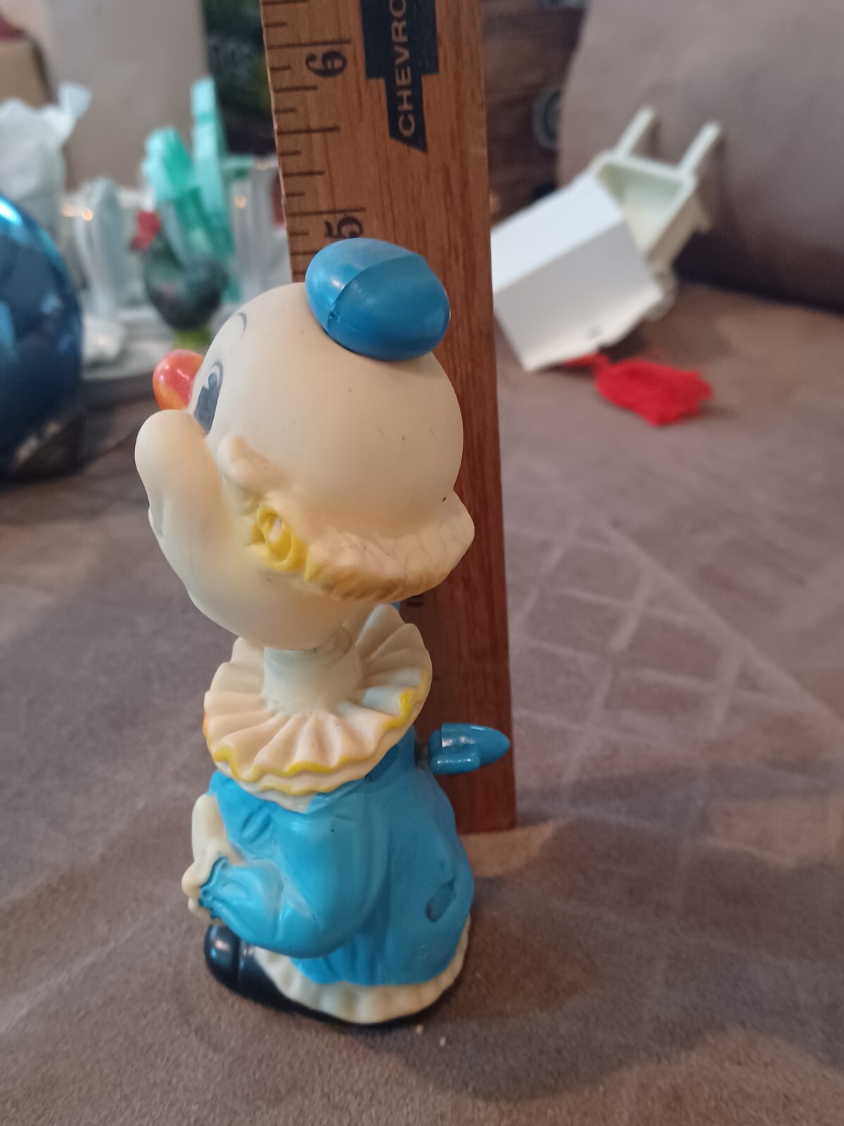 Vintage Knickerbocker Clown Wind Up Dancing Animals Toy Bobble Head ...