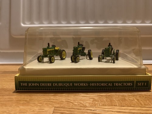 Vintage 1994 John Deere Dubuque Works Historical Tractor Set of 3 1/64 ...