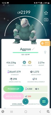 SHINY AGGRON!!! - PKMN GO!!! - NOT REGISTERED!!! | eBay