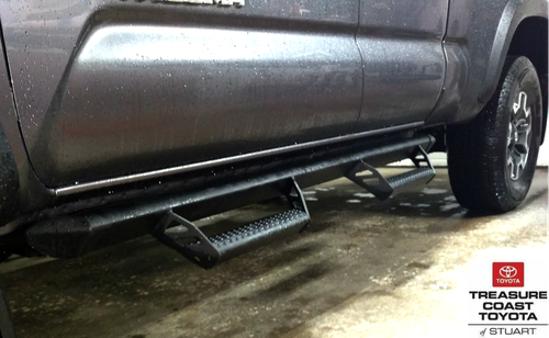 NEW OEM TOYOTA TACOMA 2007-2021 DOUBLE CAB PREDATOR STEP BARS 2 PIECE ...
