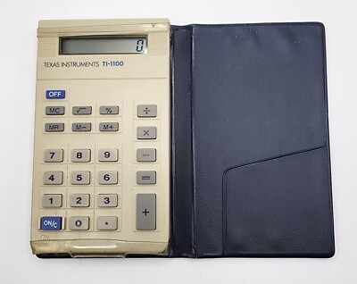 Vintage 1984 Texas Instruments TI-1100 II Electronic Calculator | eBay
