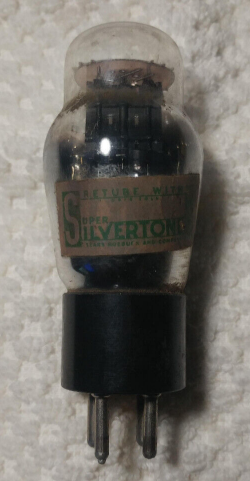 (1) Used - Untested - Silvertone 12SG7 Vacuum Tube | eBay
