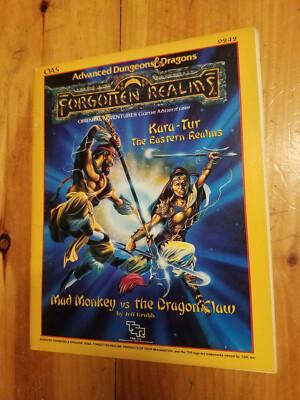 TSR Mad Monkey vs Dragon Claw Forgotten Realms Dungeons and Dragons ...