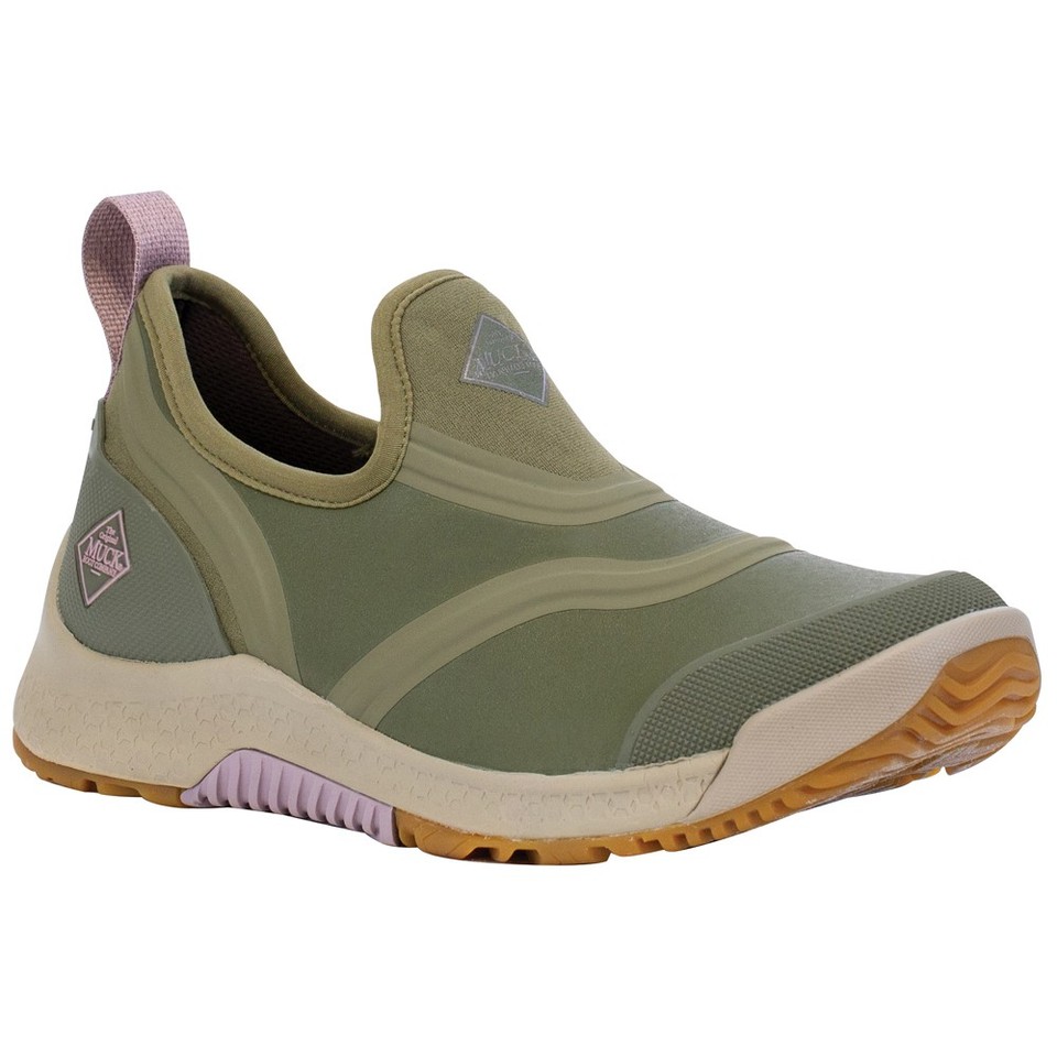Muck Boot Outscape Low Hiking Womens Green Sneakers Athletic Shoes OSSW ...