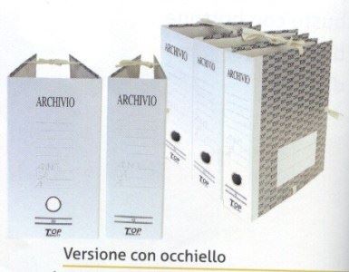 CARTELLA FALDONE ARCHIVIO CON LEGACCI - DORSO 20 CON OCCHIELLO (91085 ...