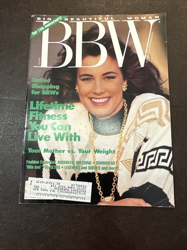 6 RARE BBW Big Beautiful Women Vintage Magazine Plus Size Fashion 1993/ ...