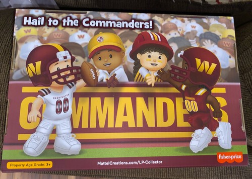 Fisher-Price Little People 4-Pack Washington Commanders Figures ...