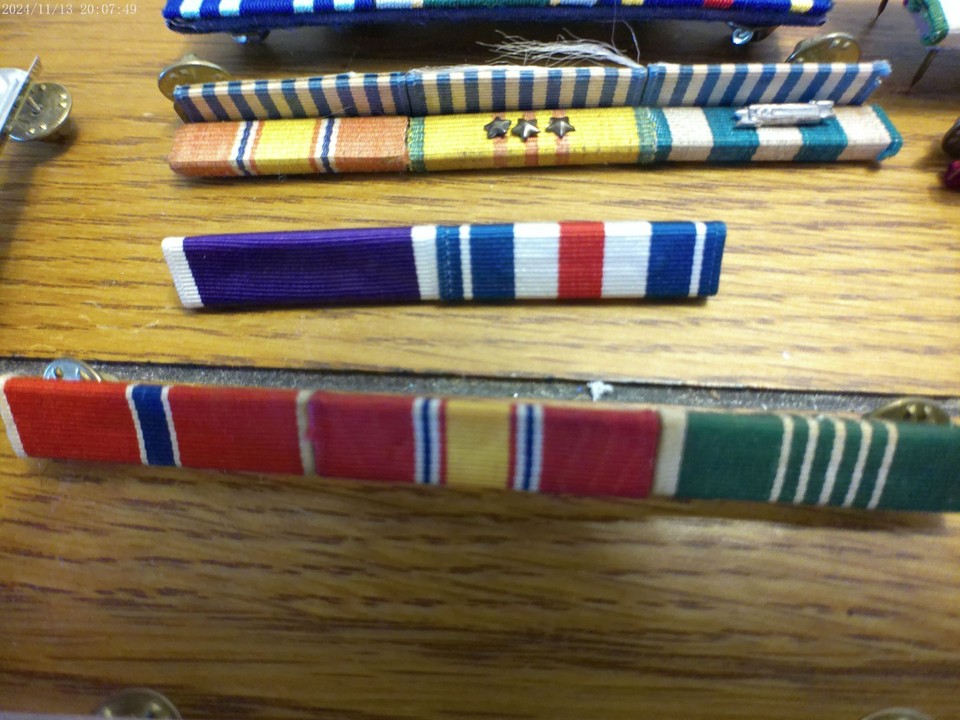 LARGE LOT OF MILITARY RIBBON BARS, WW2 AND LATER | eBay