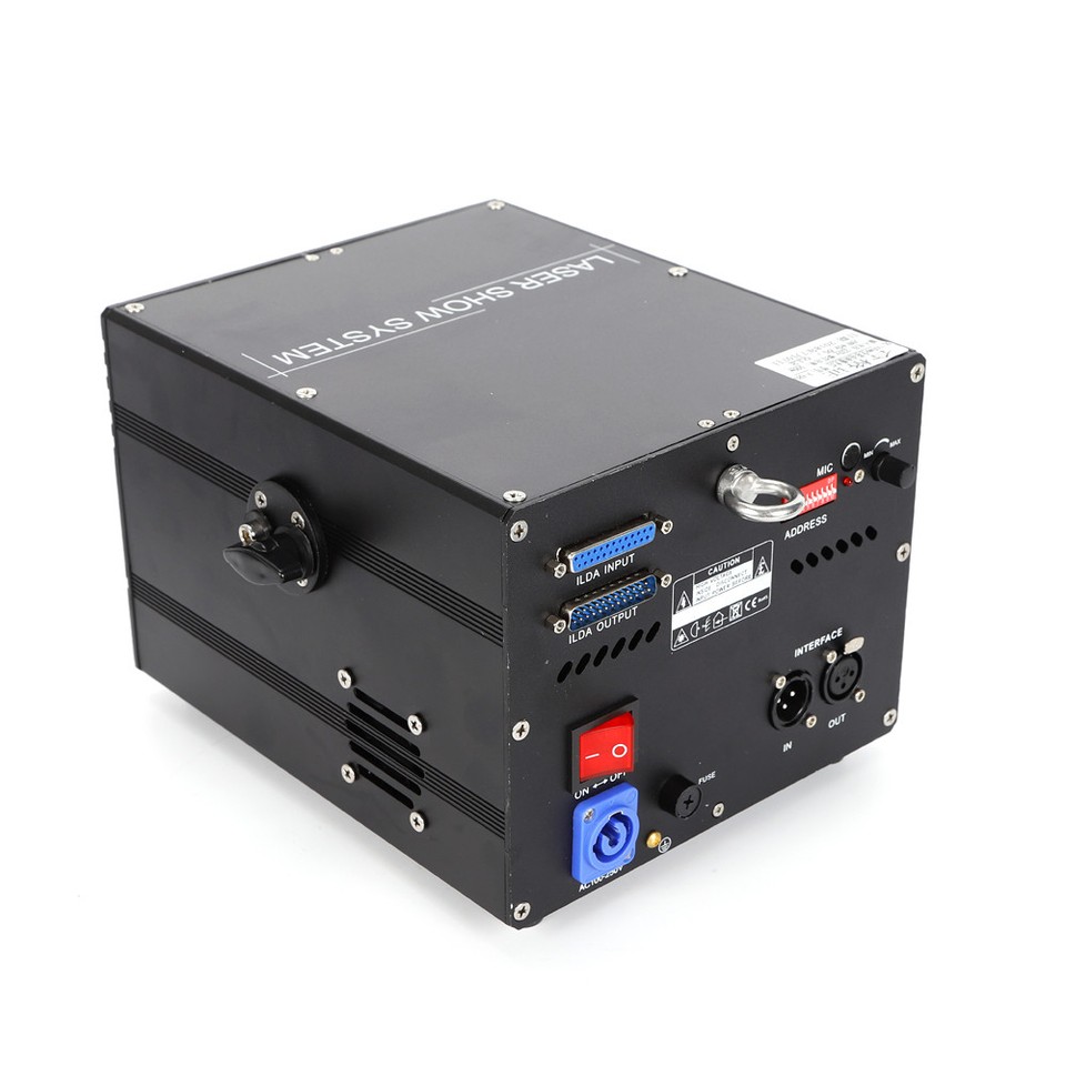 3D 30W RGB Animation Laser Projector Light DMX ILDA DJ party Club Stage ...