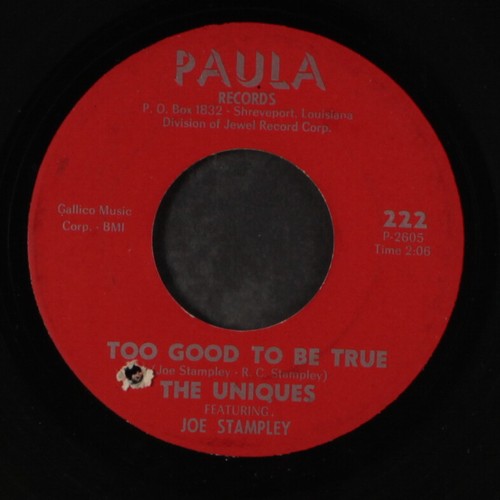 Visiteurs Uniques : Too Good To Be True / Jamais Been IN Love Paula 7 ...