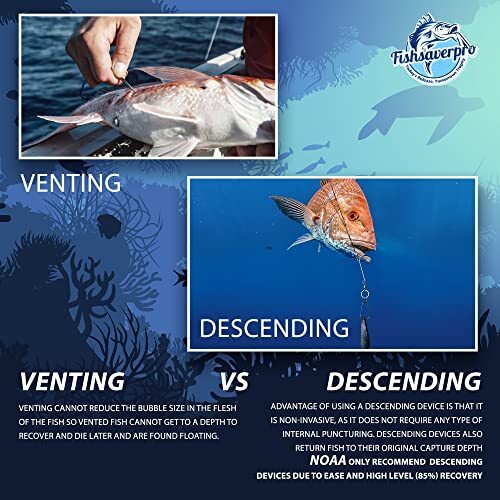 Fishsaverpro Fish Descending Device or Descender for Deep Water Release ...