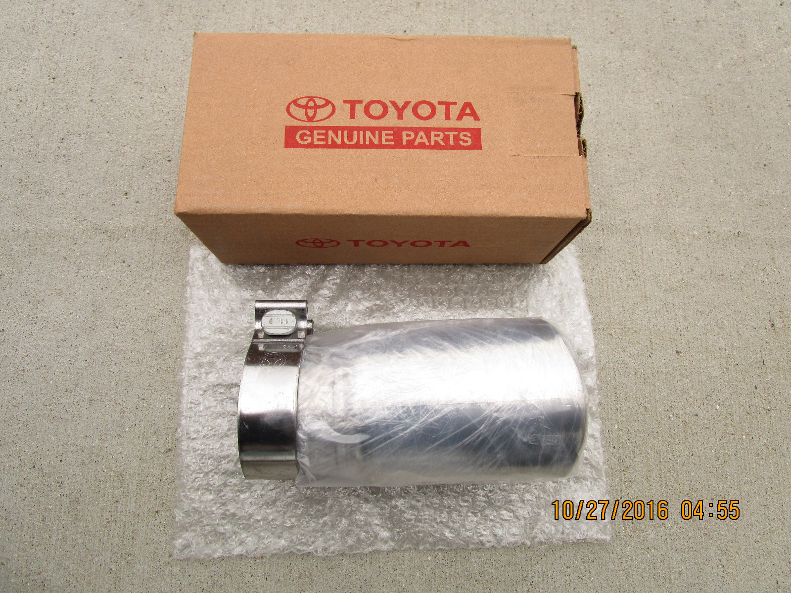 10 - 23 TOYOTA 4RUNNER POLISHED STAINLESS STEEL EXHAUST TIP ANGLE CUT ...