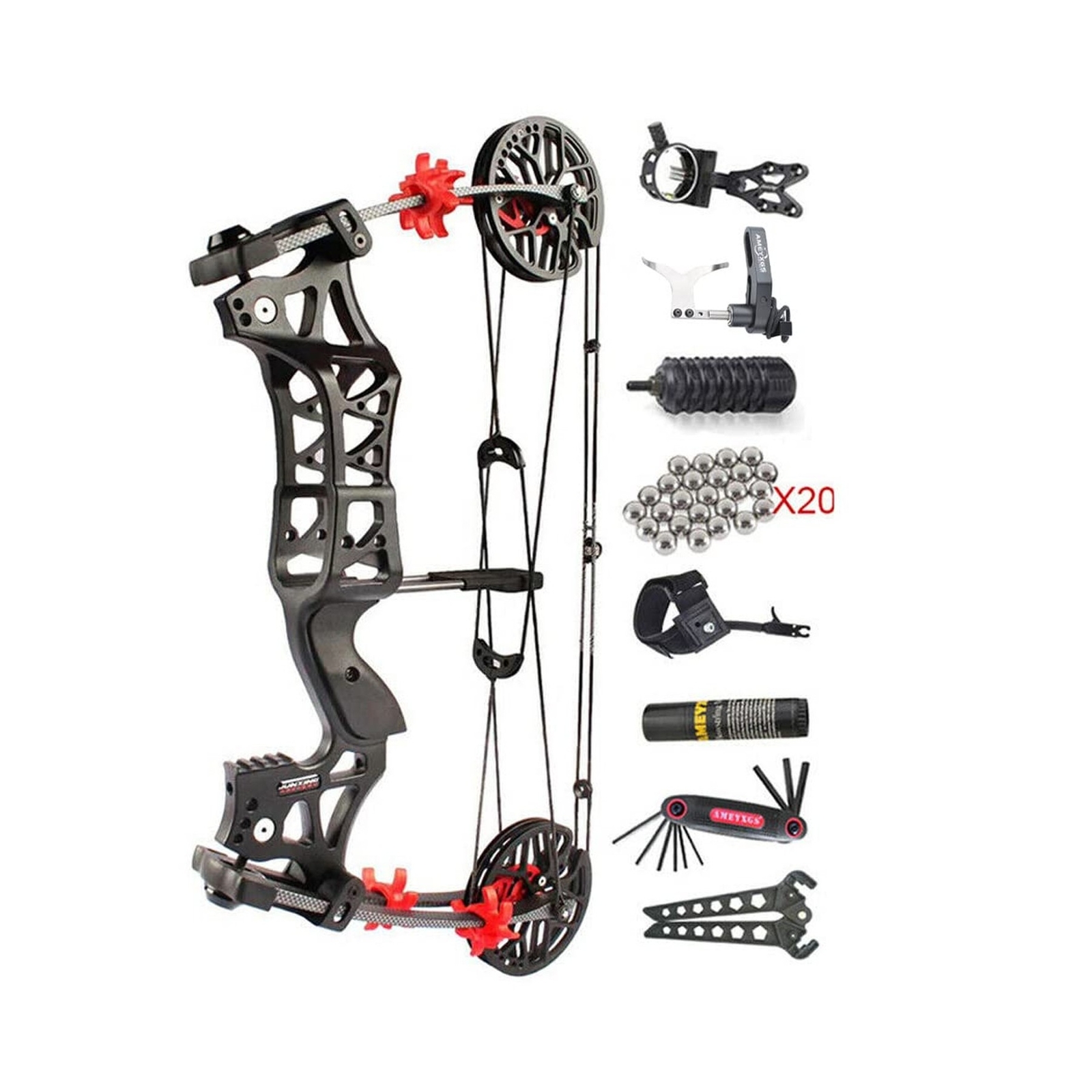 Compound Bow Kit, Dual-Purpose Compound Bow, Stell Ball Compound Bow ...