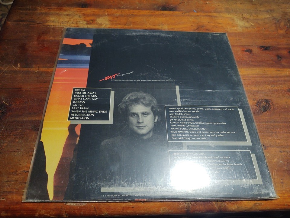 Thomas Goodlunas And Panacea Take Me Away 1983 Exit Records 0002 Sealed ...