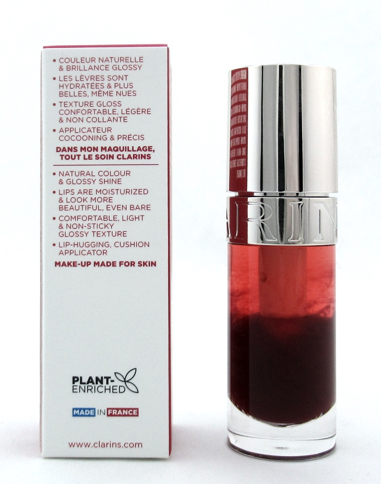 Clarins 03 Cherry Lip Comfort Oil with Sweetbriar Rose Oil 7 ml./ 0.2 ...
