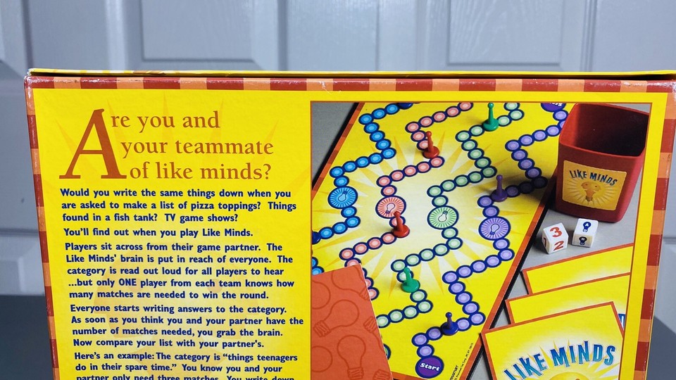 Like Minds Board Game-Pressman-Outrageous Game For Players Who Think ...