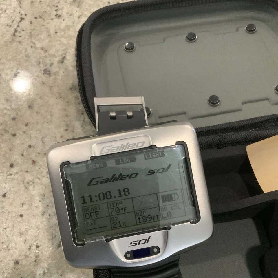 Scubapro Galileo Sol Dive Computer with Transmitter, Polar T31 Strap ...