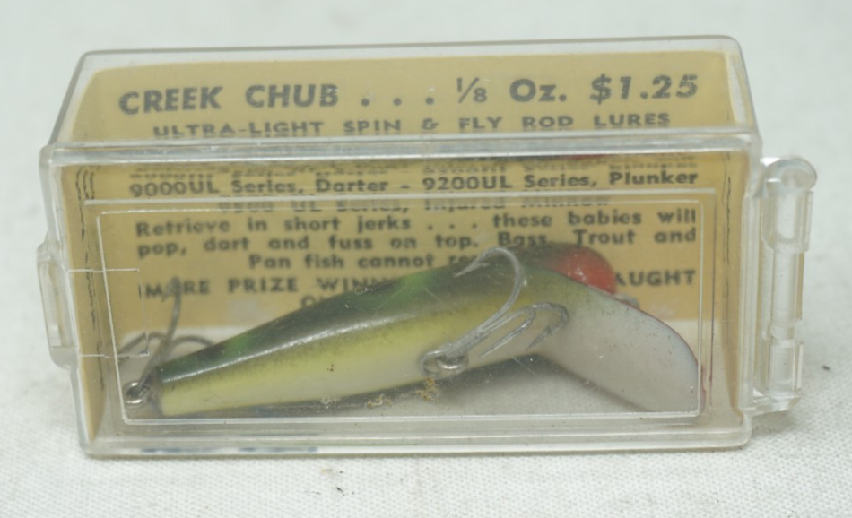 Creek Chub Ultralight Pikie Minnow Spotted Frog Crankbait Fishing Lure ...