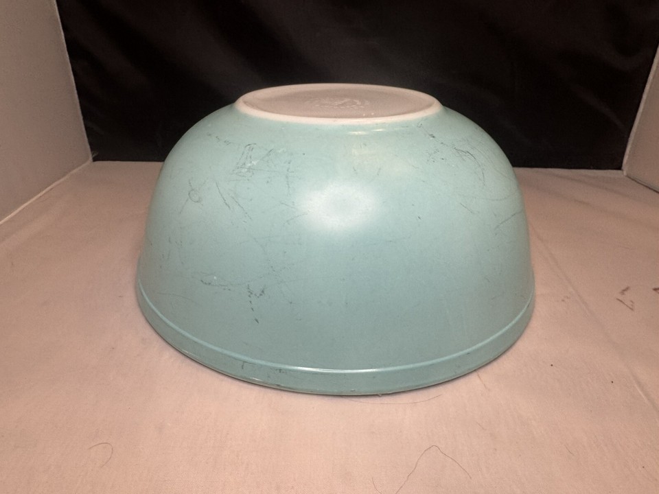Vtg Pyrex Robin Egg Blue Turquoise Nesting Mixing Bowl Full Set 401,402 ...