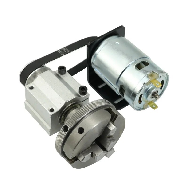 Motorized Rotary Lathe Woodworking Spindle Micro Lathe Slide Assembly ...