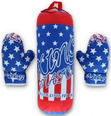 Ensemble de boxe pour enfants gants de sac go51403 Couleur : bleu | eBay