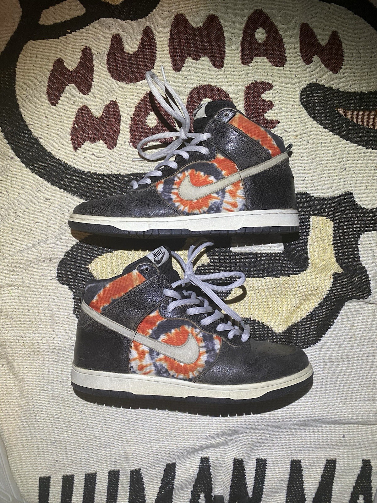 Size 11 - Nike HUF x Dunk Pro SB High Tie-Dye - Gem