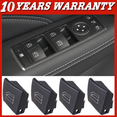 4pcs Driver Window Switch Button Cap for Mercedes-Benz W204 C-Class ...
