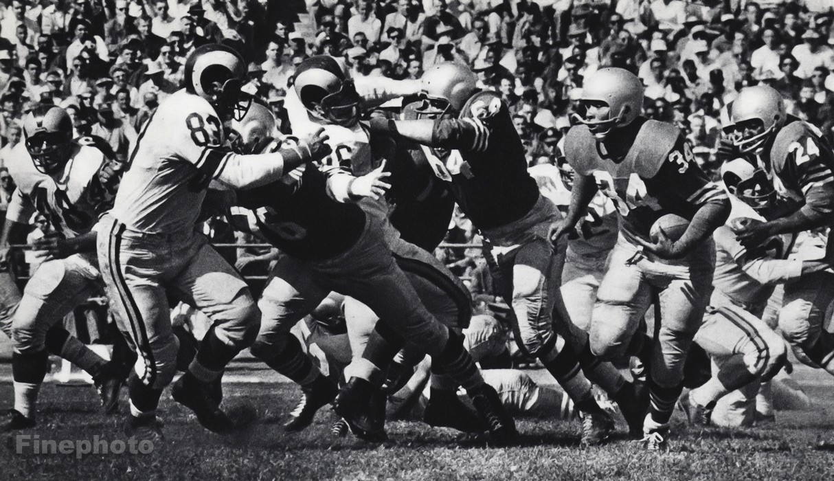 1950s NFL FOOTBALL San Francisco 49ers JOE PERRY Fullback Rams Photo ...