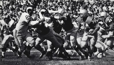 1950s NFL FOOTBALL San Francisco 49ers JOE PERRY Fullback Rams Photo ...